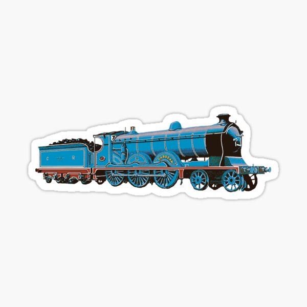 "Caledonian Railways The Cardean" Sticker by roggcar | Redbubble