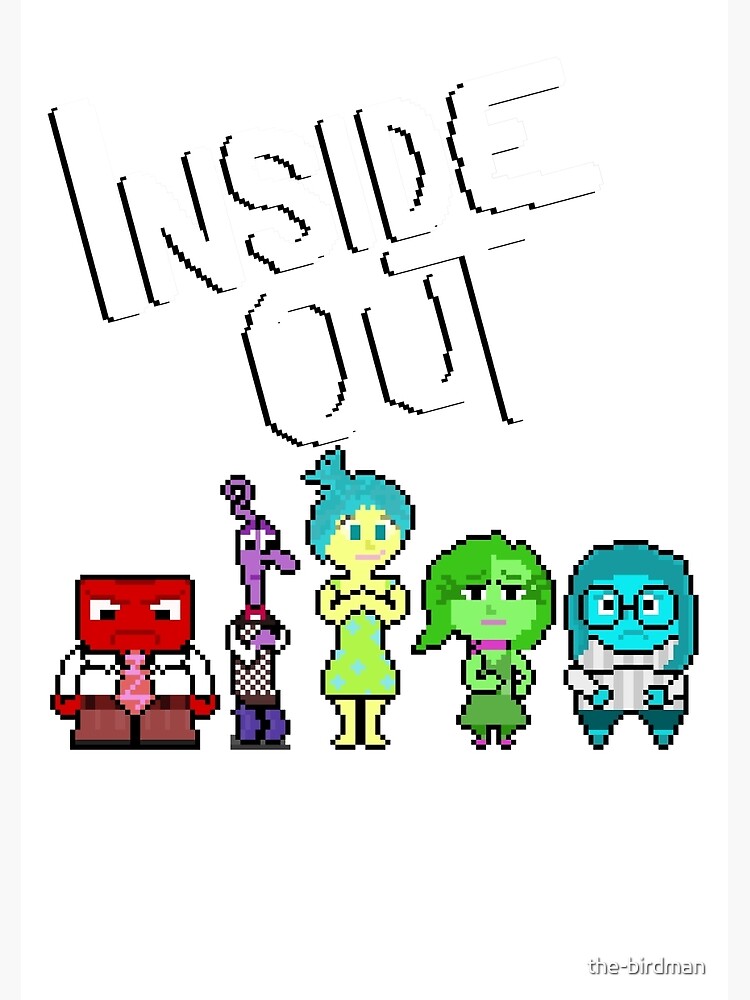 "8-Bit Inside Out" Poster by the-birdman | Redbubble