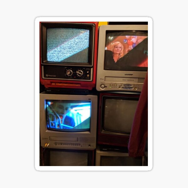 "TV" Sticker for Sale by SamIsLric | Redbubble