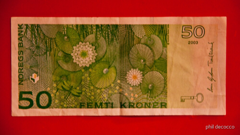 "Femti Kroner" by phil decocco | Redbubble