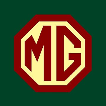 "Classic Cars Logo - MG" Sticker for Sale by brookestead | Redbubble