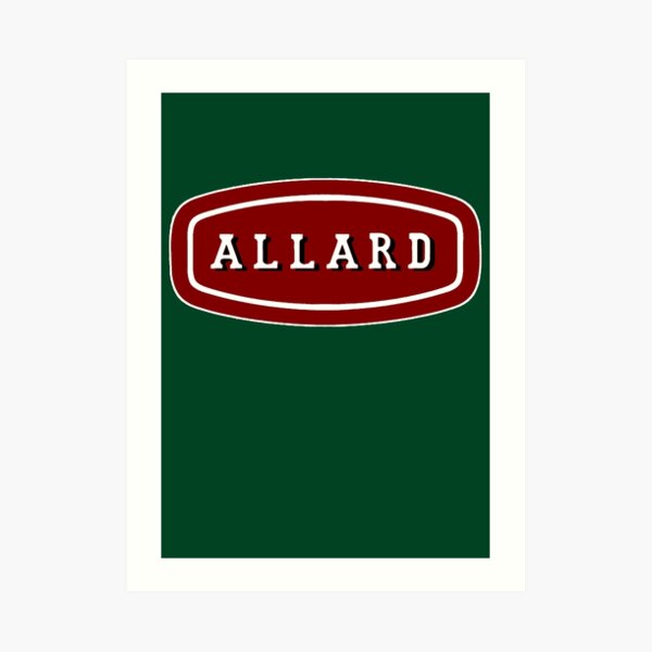 "Classic Car Logos - Allard" Art Print for Sale by brookestead | Redbubble