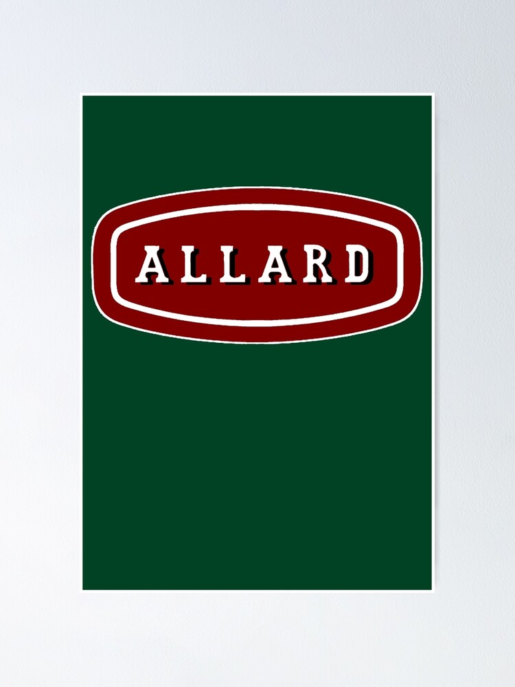 "Oldtimer-Logos - Allard" Poster von brookestead | Redbubble