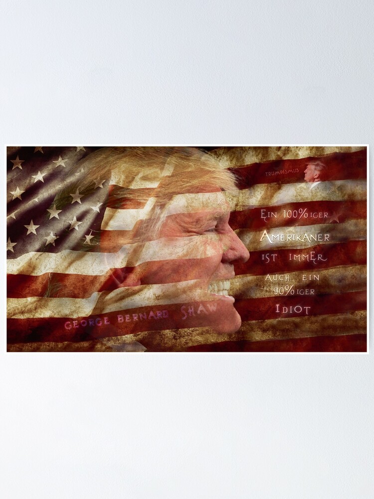 "Trump banner" Poster by coolArtGermany | Redbubble