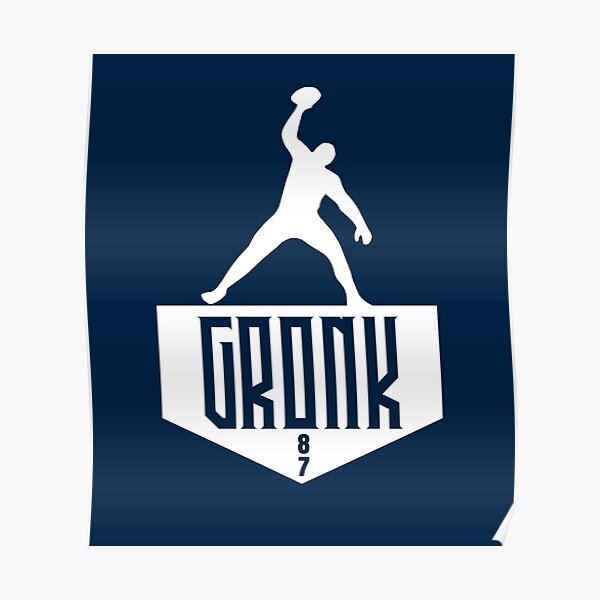 "Gronk Spike" Poster by tarekmarzouki | Redbubble
