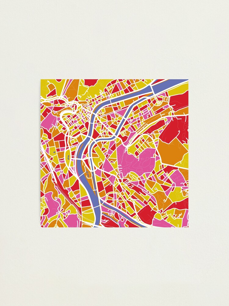 Lámina fotográfica «Mapa de Lieja - Mapa de Lieja 2» de Cleobule ...