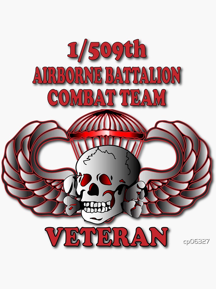 "1/509th Airborne Battalion Combat Team" Sticker for Sale by cp06327 | Redbubble