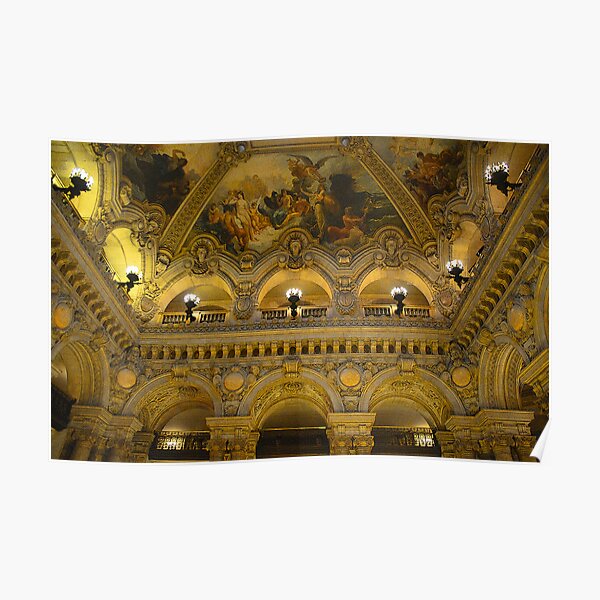 "Opera Ceiling" Poster for Sale by louisefahy | Redbubble