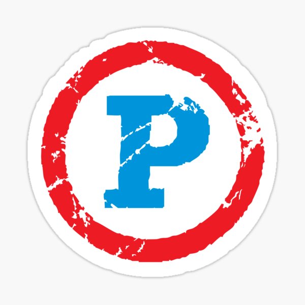 "Phantom Superhero Letter P" Sticker for Sale by DOODL | Redbubble