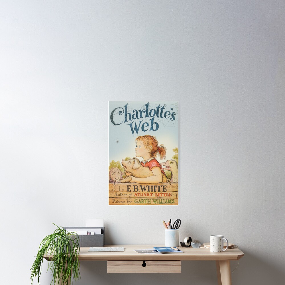 "Charlottes Web" Poster for Sale by artbibliophile | Redbubble