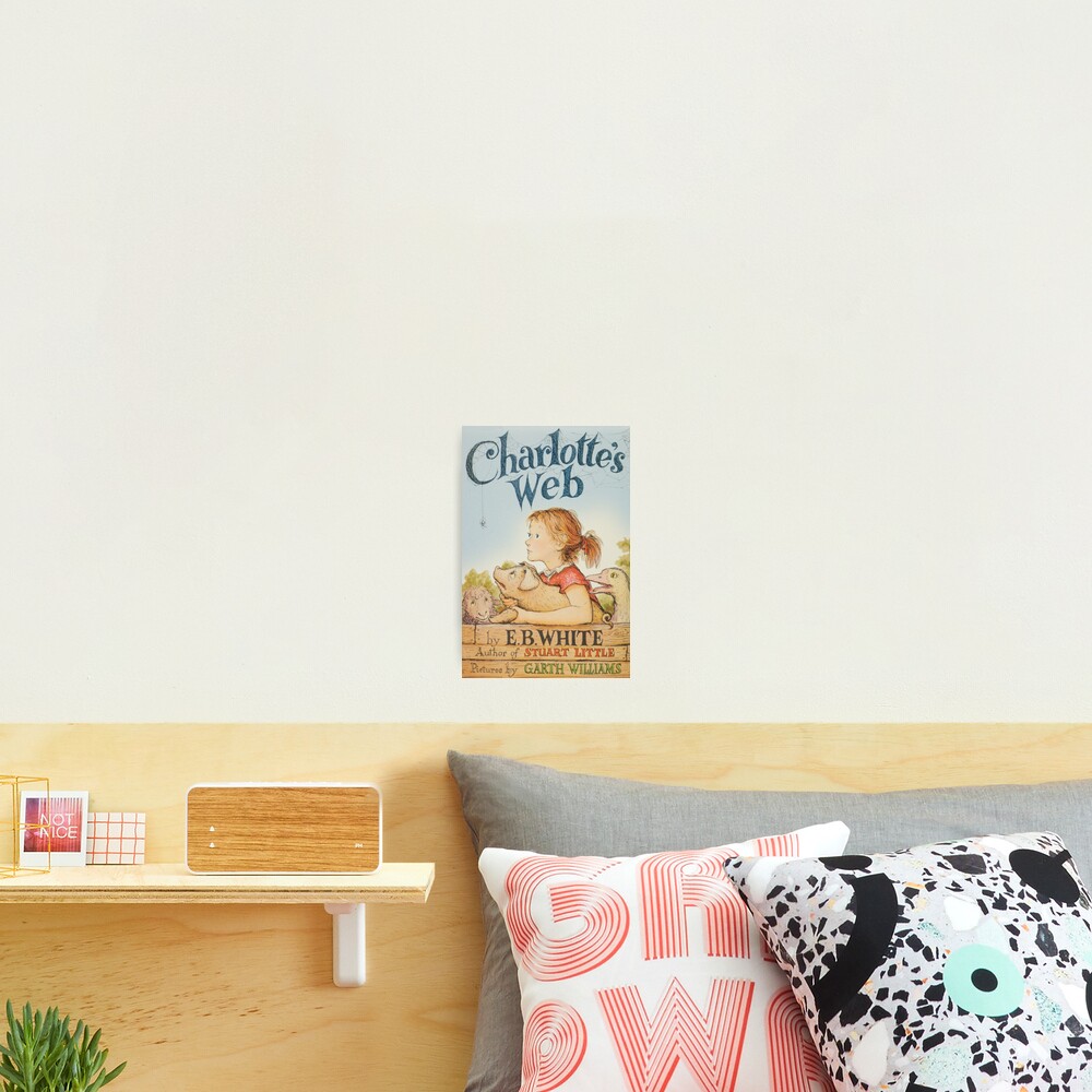 "Charlottes Web" Poster for Sale by artbibliophile | Redbubble