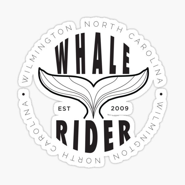"Whale Rider Logo" Sticker by cdmagrud | Redbubble