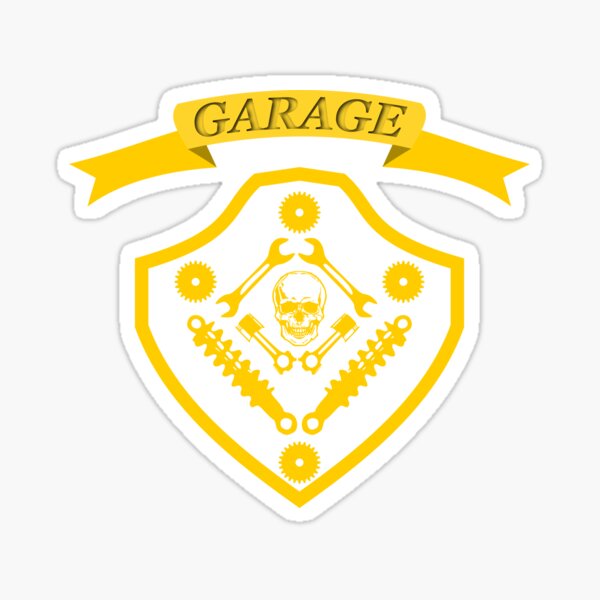 "Garage" Sticker by Edxgar | Redbubble