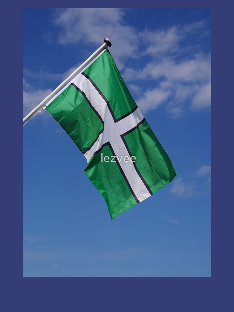 "Devon Flag" T-shirt for Sale by lezvee | Redbubble | flag t-shirts ...