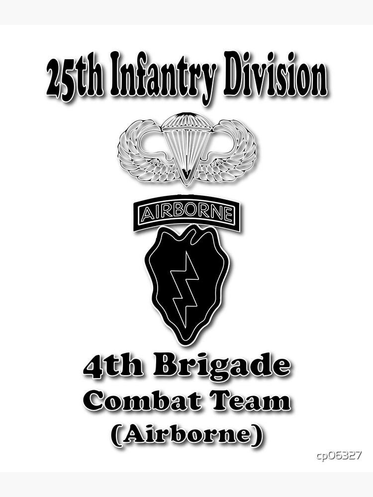 "25th Infantry Division (Airborne)" Framed Art Print for Sale by ...