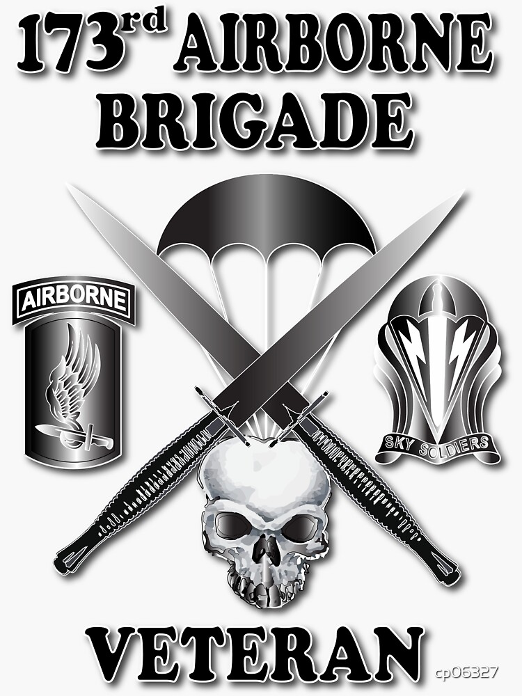 "173rd Airborne Brigade" Sticker for Sale by cp06327 | Redbubble