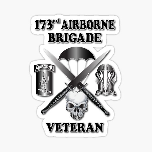 "173rd Airborne Brigade" Sticker for Sale by cp06327 | Redbubble