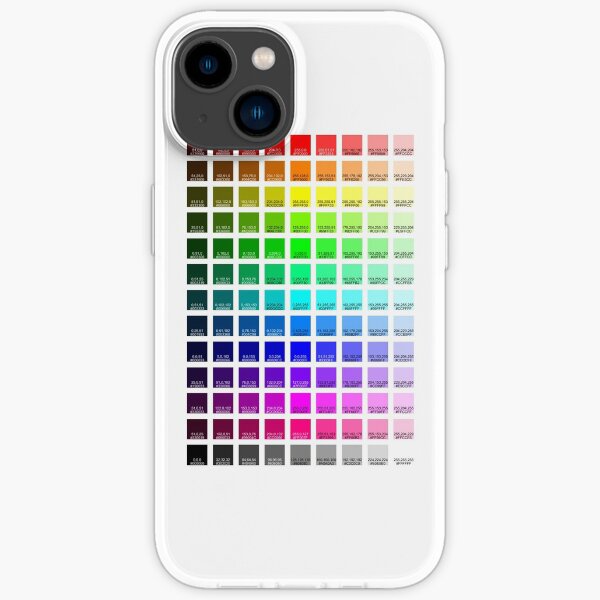 "Redbubble RGB to CMYK Color Swatches" iPhone Case for Sale by ...