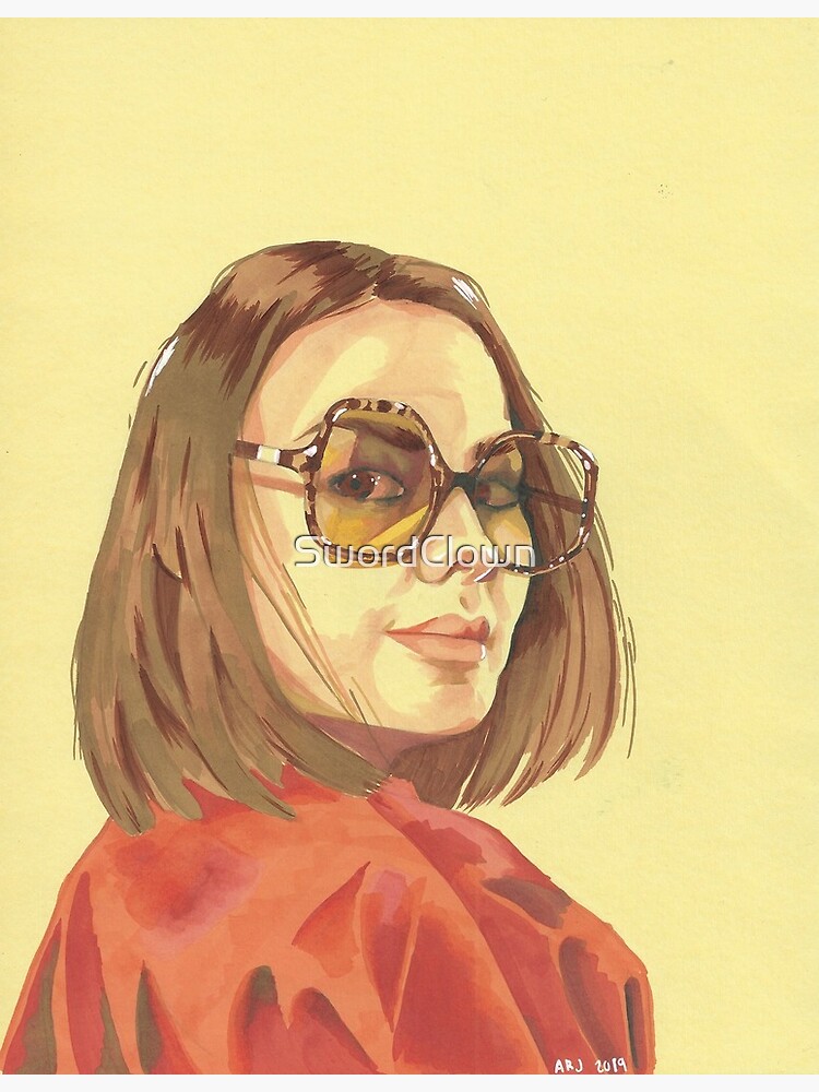 "Mitski in Red" Art Print by annelisej | Redbubble