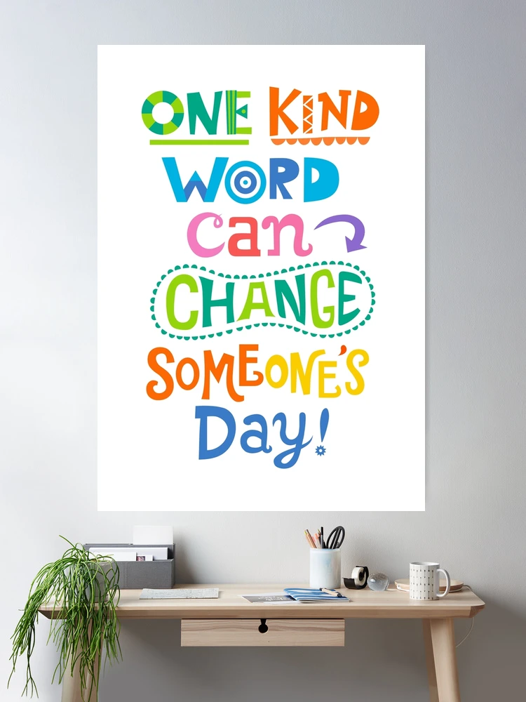 One Kind Word Can One Word For The New Year – Mr. Hill's Musings