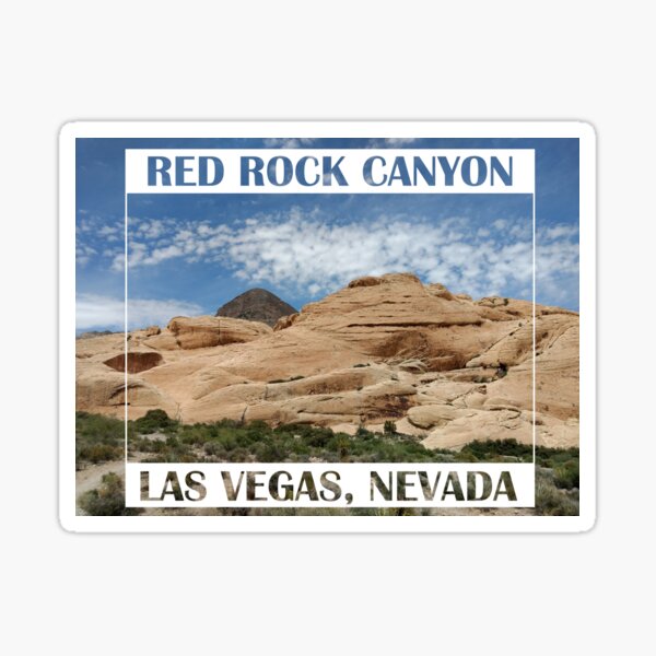 "Red Rock Canyon National Conservation Area" Sticker for Sale by ...