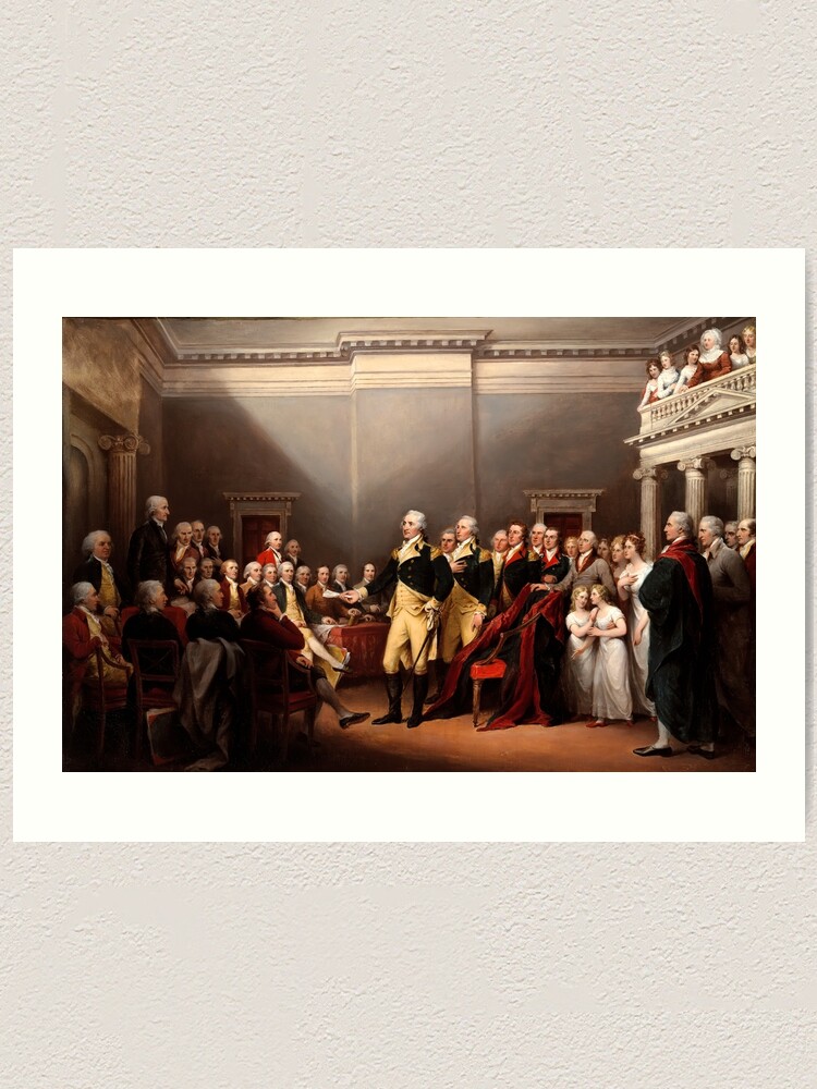 "General George Washington Resigning His Commission by John Trumbull ...