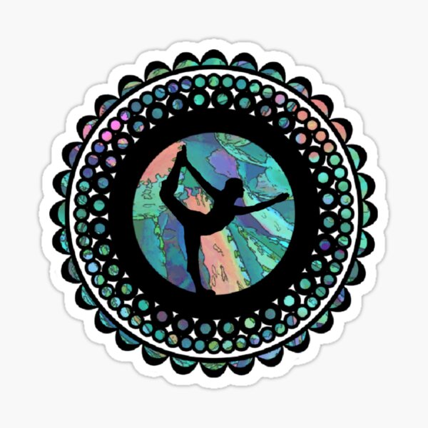 "Asana 14" Sticker for Sale by Madblossom | Redbubble