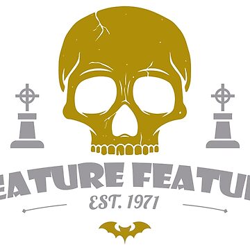 "Creature Features Skull" Essential T-Shirt for Sale by CreatureStore ...