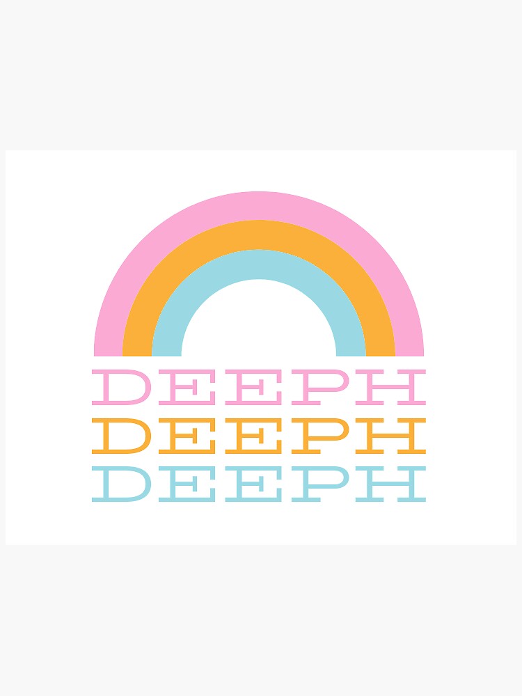 "Rainbow Deeph" Sticker by savreeser | Redbubble