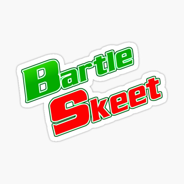 "Bartle Skeet" Sticker for Sale by Jasper333 | Redbubble