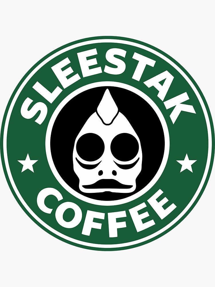 "SLEESTAK COFFEE" Sticker for Sale by Ovnil | Redbubble
