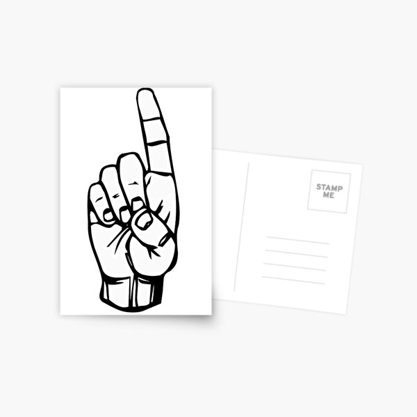 "D - American Sign Language " Postcard for Sale by Kliethermes28 ...