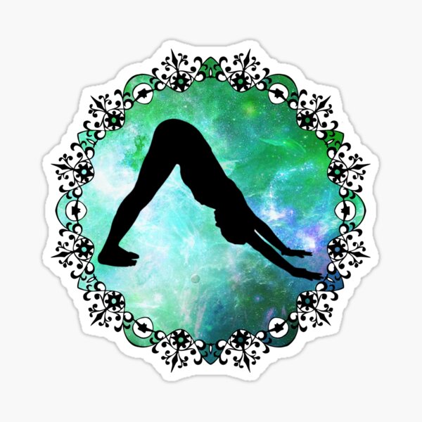 "Asana 18" Sticker for Sale by Madblossom | Redbubble