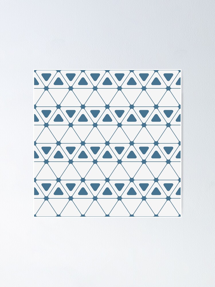 "Abstract seamless pattern of triangles with rounded corners. Color ...