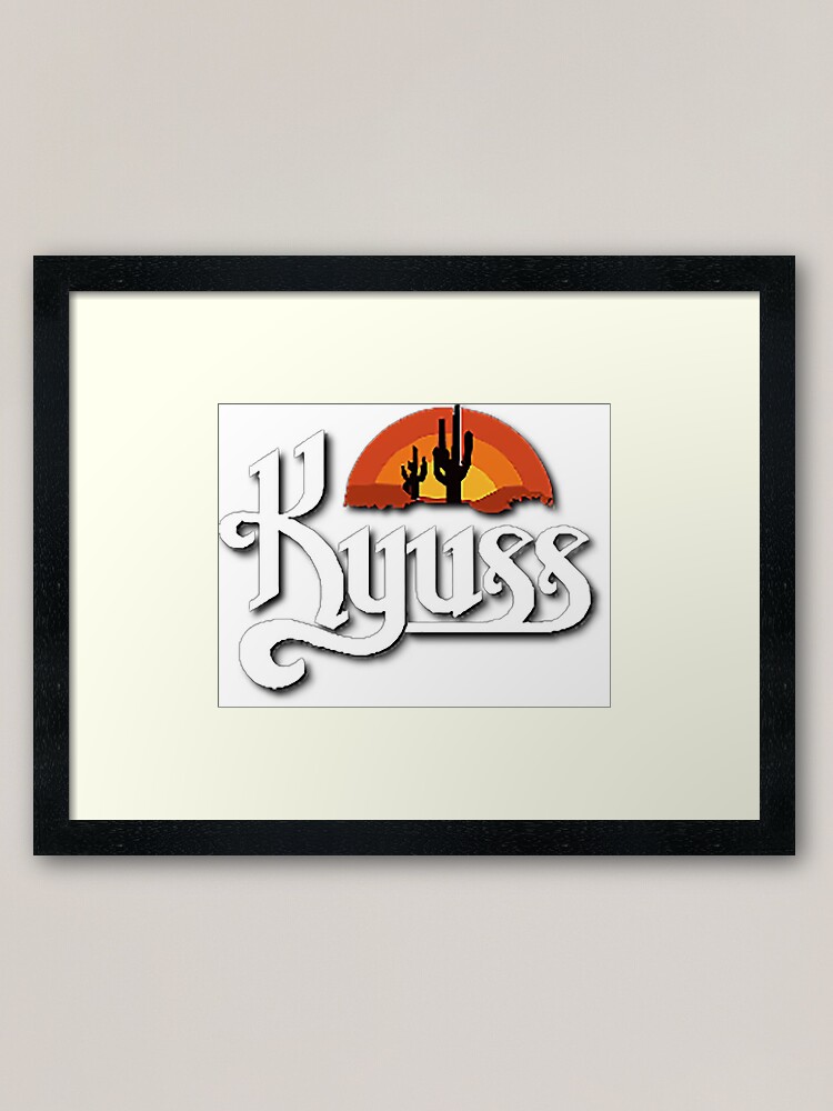 "Kyuss Logo" Framed Art Print by qpol3 | Redbubble