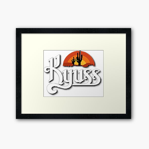 "Kyuss Logo" Framed Art Print by qpol3 | Redbubble
