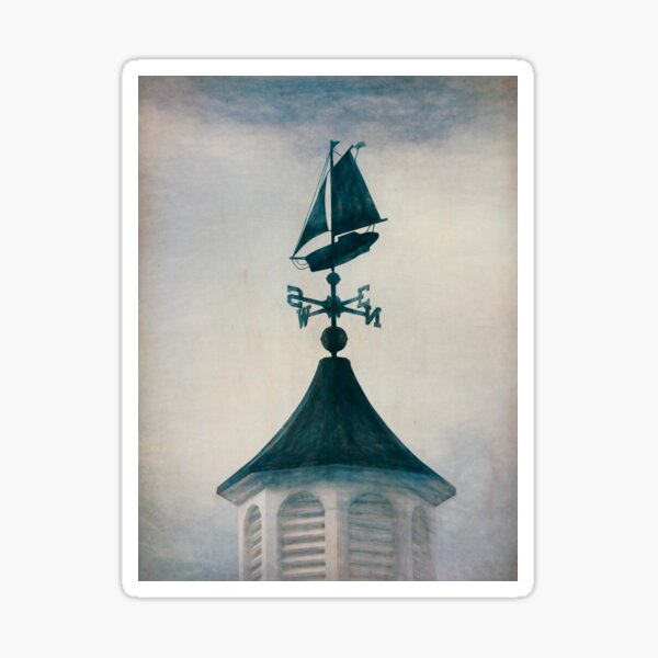 "Windward Ho Weather Vane" Sticker for Sale by LMontgomery | Redbubble