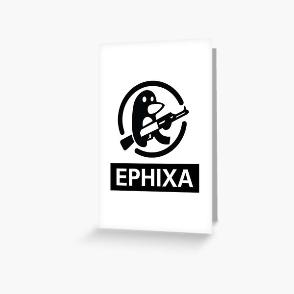 "EPHIXA ORIGINAL LOGO" Greeting Card by tumblrian | Redbubble