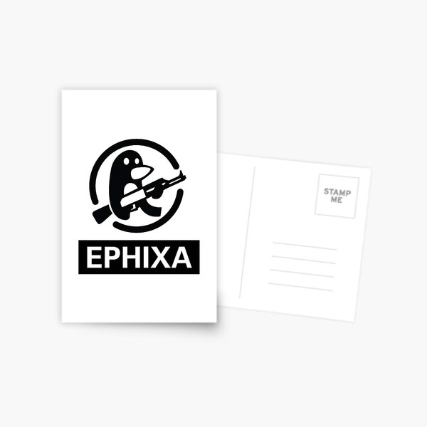 "EPHIXA ORIGINAL LOGO" Postcard by tumblrian | Redbubble