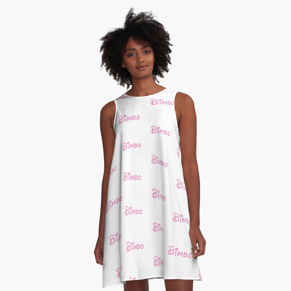 "Baby Pink Bimbo" A-Line Dress by BimboDoll | Redbubble