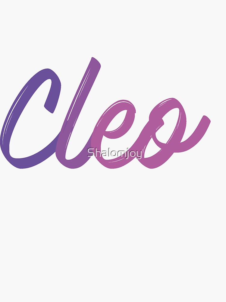 "Cleo" Sticker by Shalomjoy | Redbubble