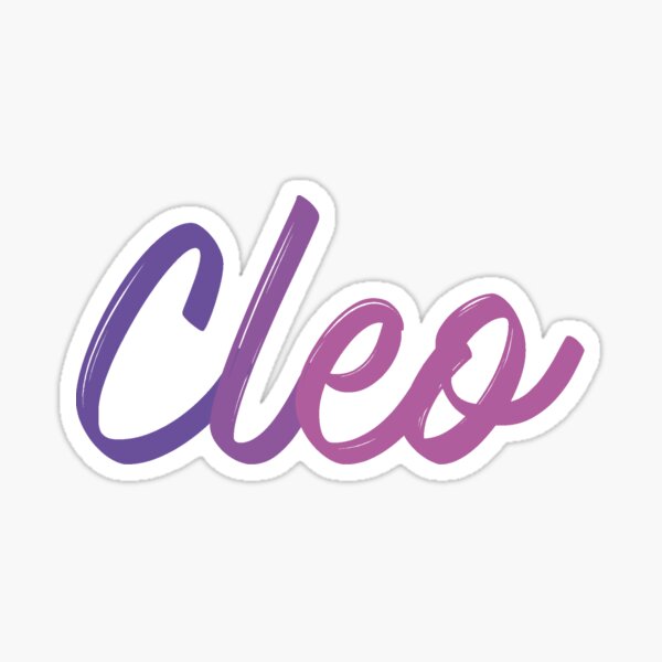 "Cleo" Sticker by Shalomjoy | Redbubble