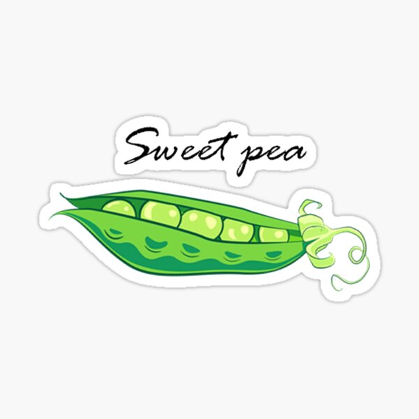 Sweet Pea Stickers | Redbubble