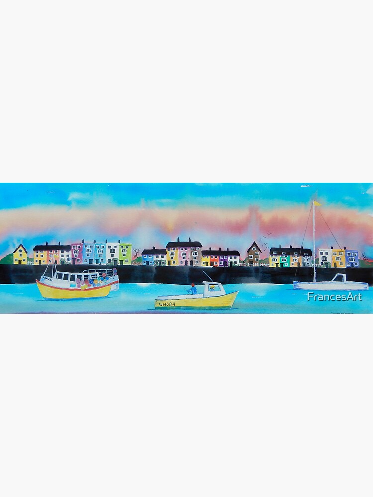 "Boats in the Harbour" Sticker for Sale by FrancesArt | Redbubble