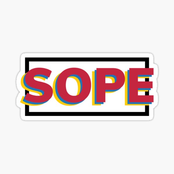 "sope box" Sticker for Sale by attackonotaku | Redbubble