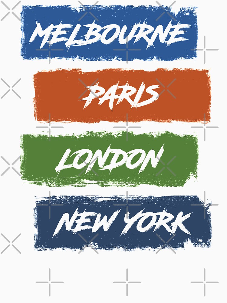 Grand Slam T Shirt For Sale By Slawisa Redbubble Grand Slam T Shirts Tennis T Shirts