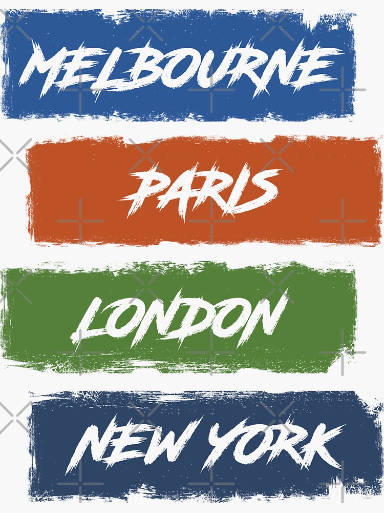 "Grand Slam" Sticker for Sale by slawisa | Redbubble