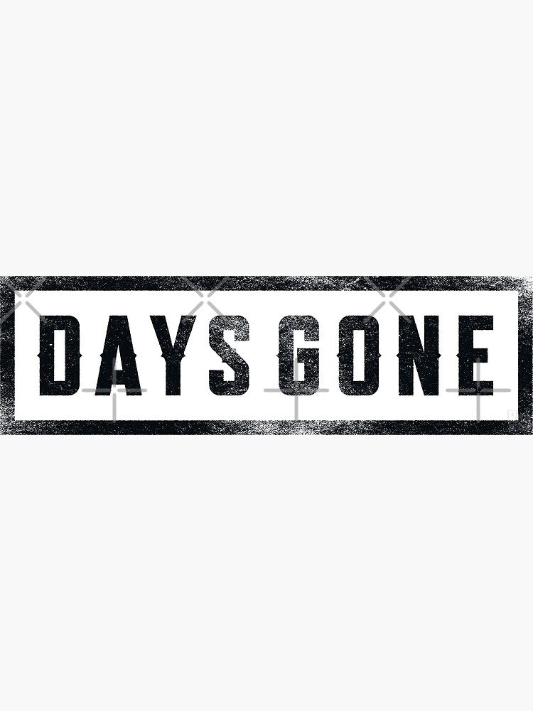 "Days Gone (black logo)" Art Print for Sale by Suffering | Redbubble