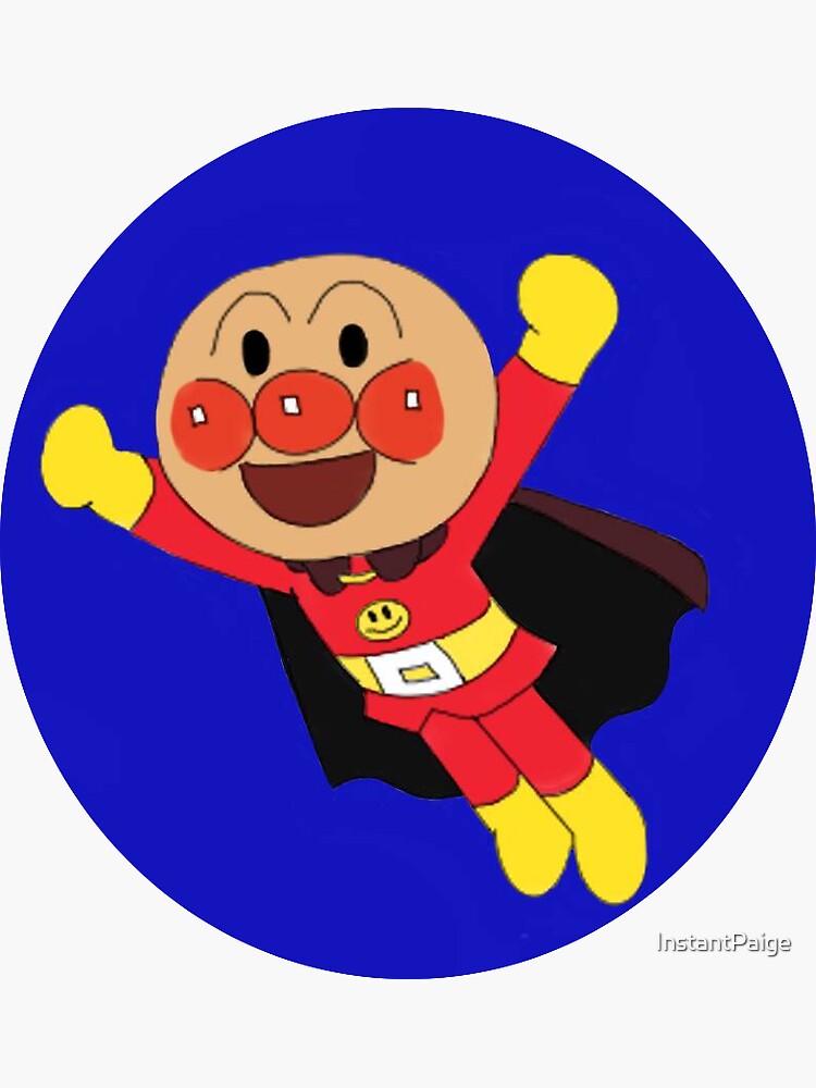 "Anpanman" Sticker by InstantPaige | Redbubble