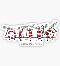 Encourage Mint Stickers | Redbubble